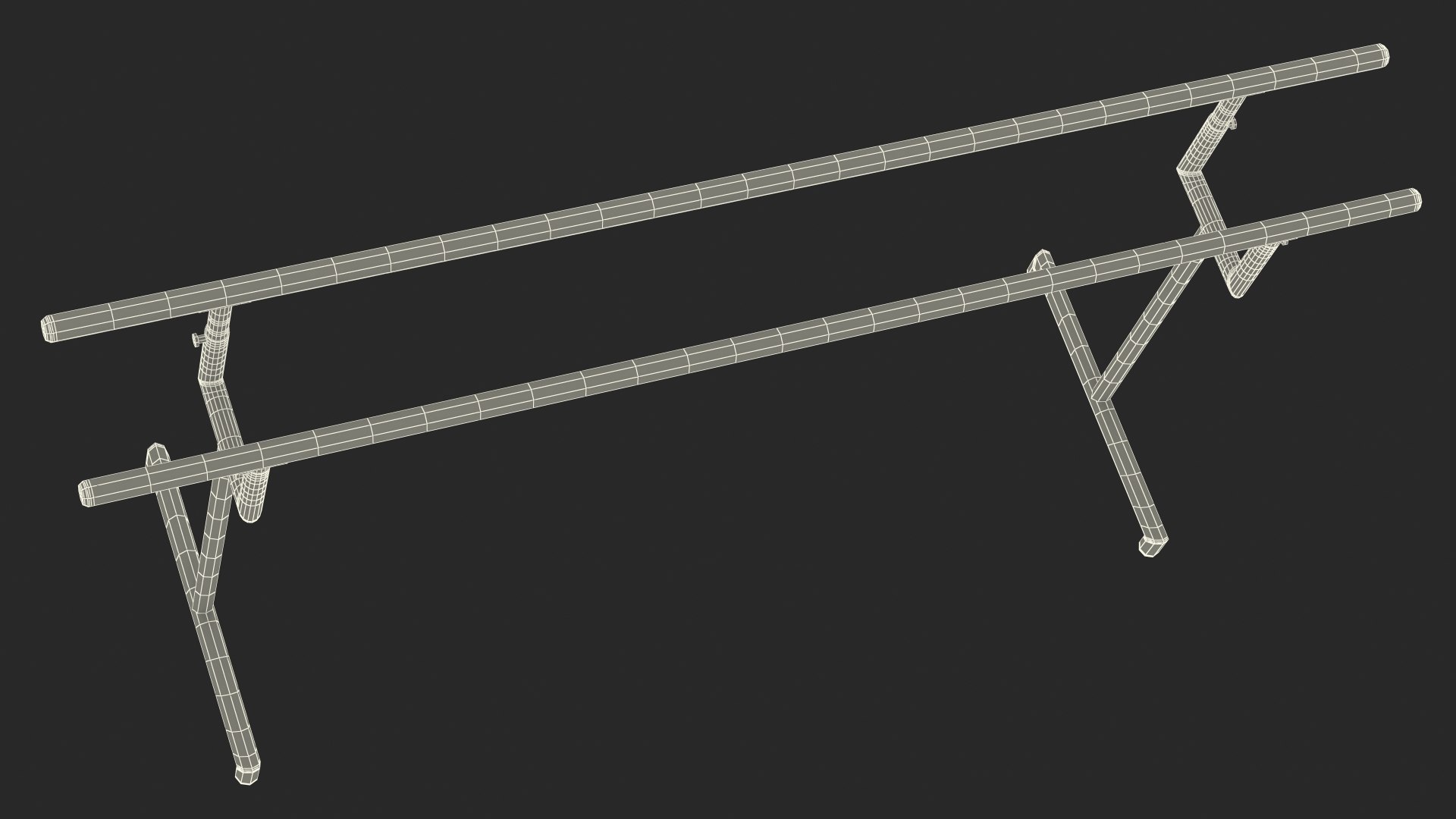 3D Freestanding Ballet Barre model - TurboSquid 2006719