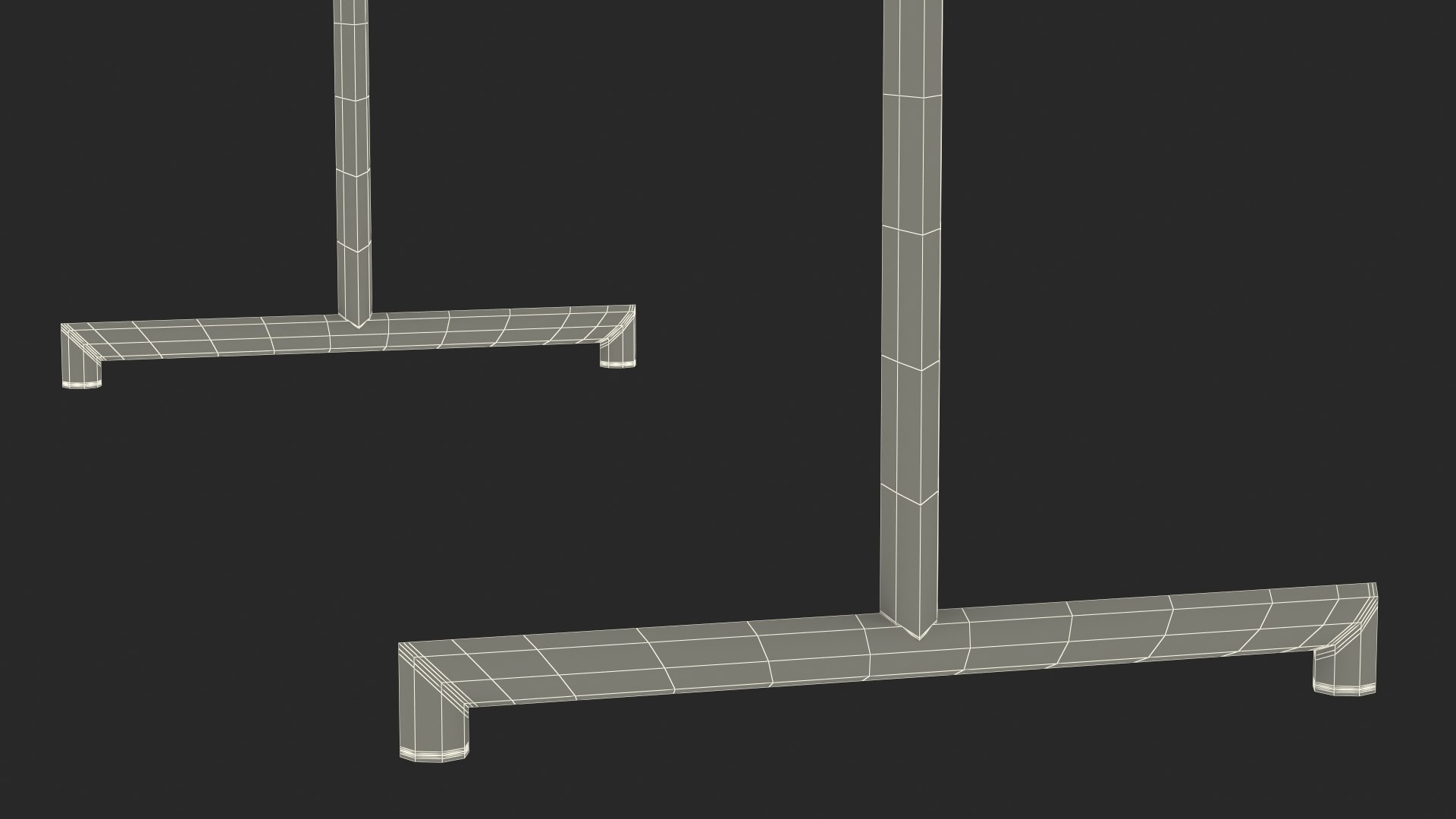 3D Freestanding Ballet Barre model - TurboSquid 2006719