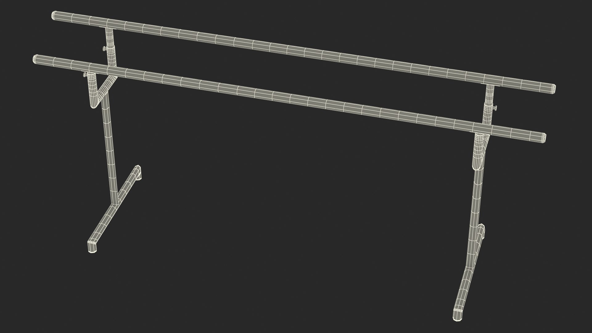 3D Freestanding Ballet Barre model - TurboSquid 2006719