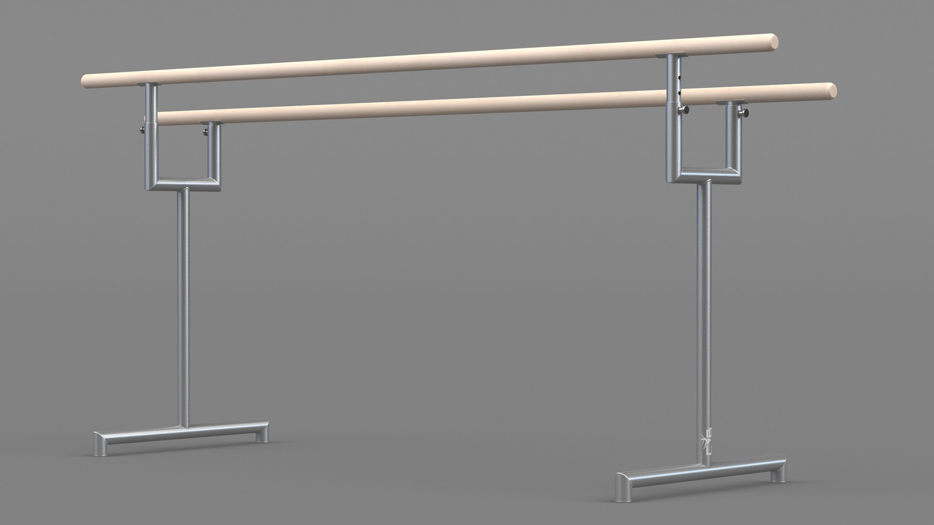 3D Freestanding Ballet Barre model - TurboSquid 2006719