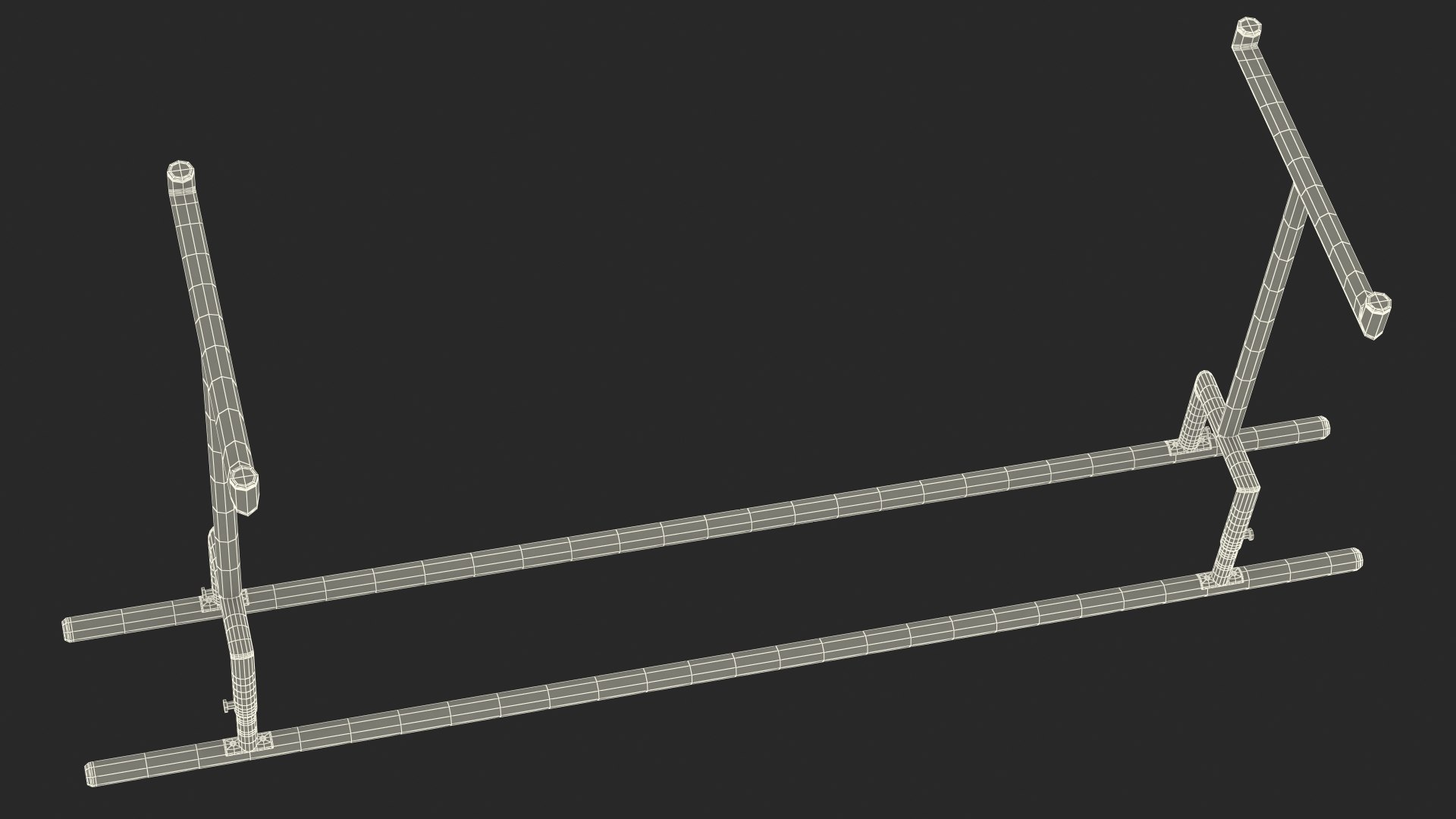 3D Freestanding Ballet Barre model - TurboSquid 2006719