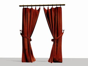 3D Curtain Red Models - Browse & Download Formats - TurboSquid