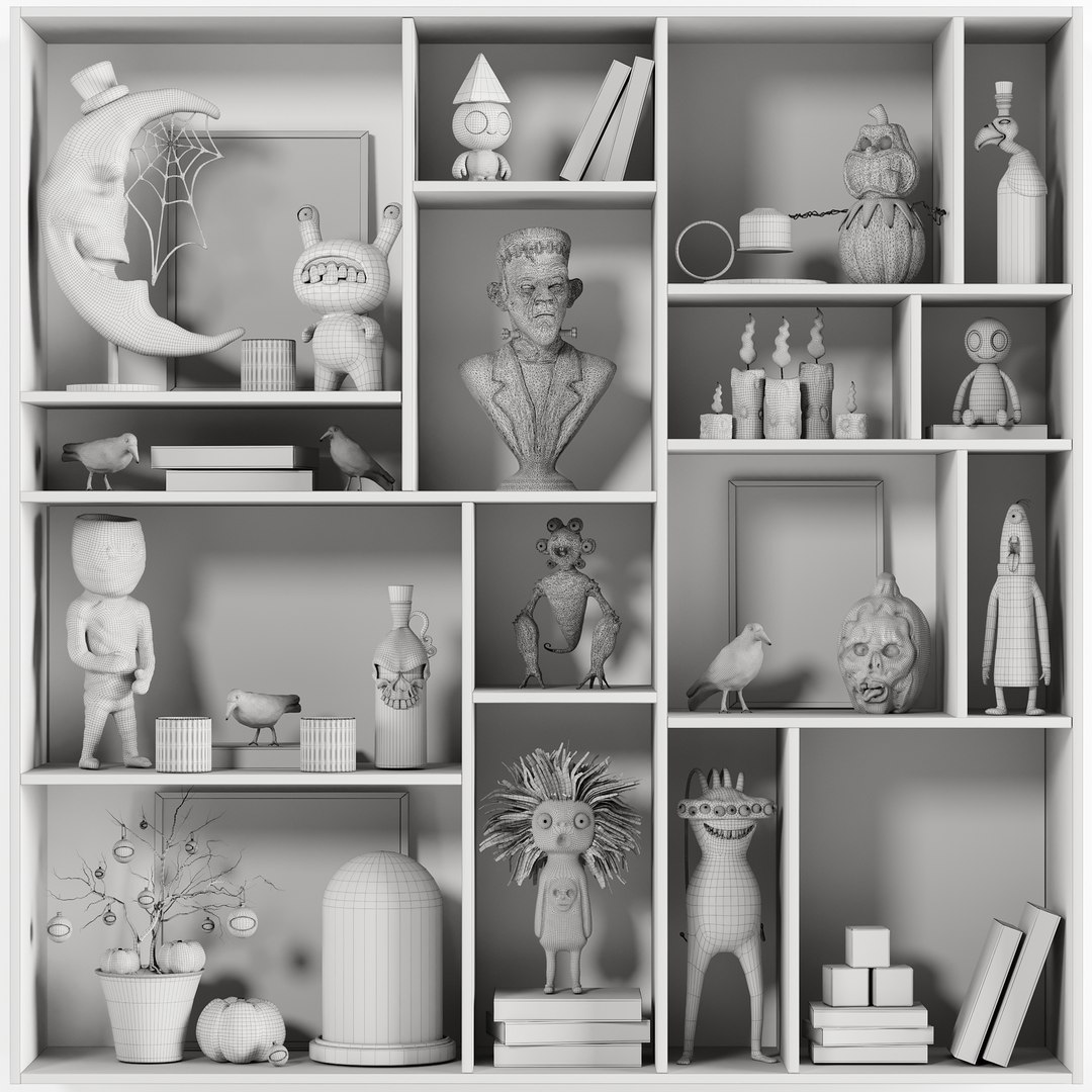 Children Room Set 7 Halloween Set 3D model - TurboSquid 2138884