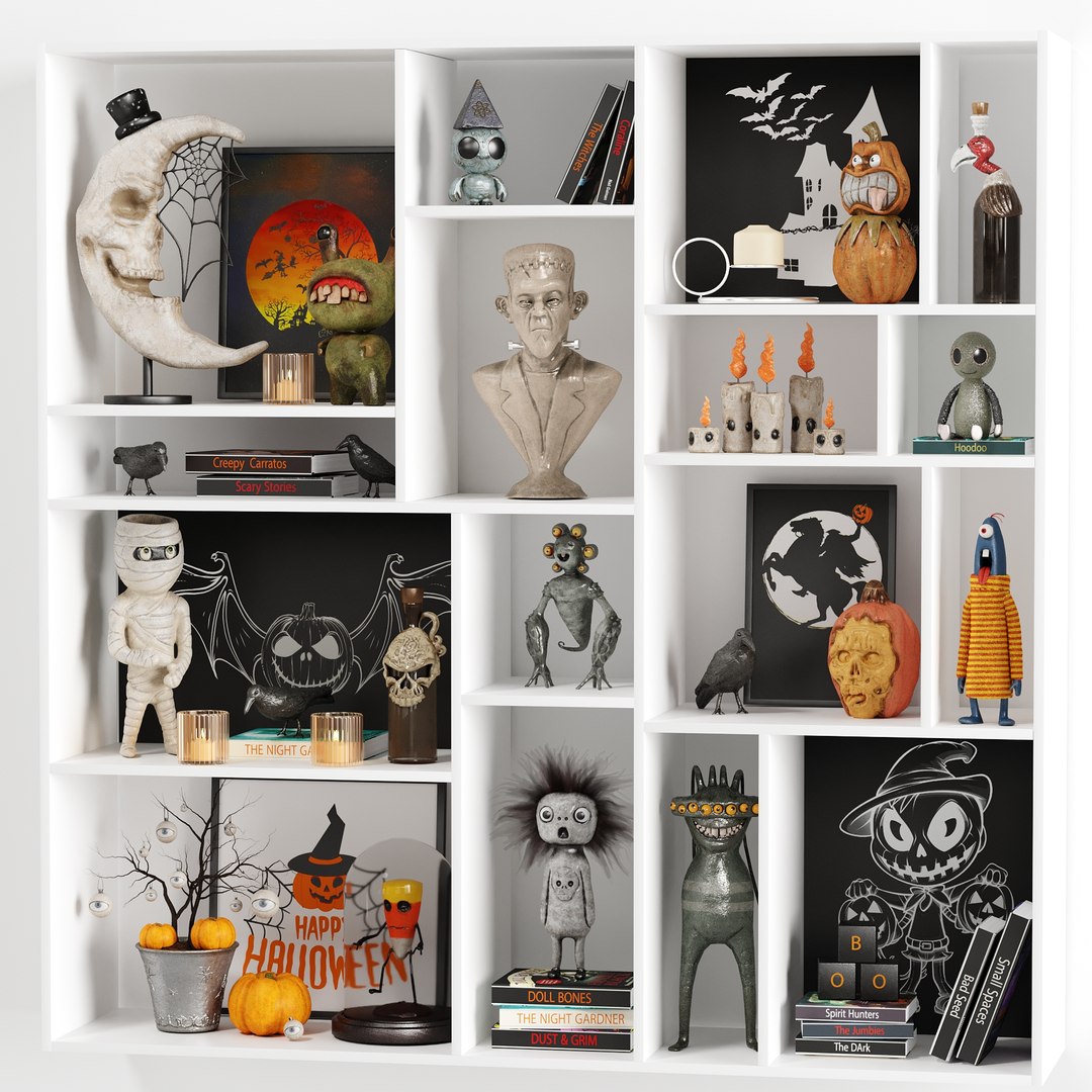 Children Room Set 7 Halloween Set 3D model - TurboSquid 2138884