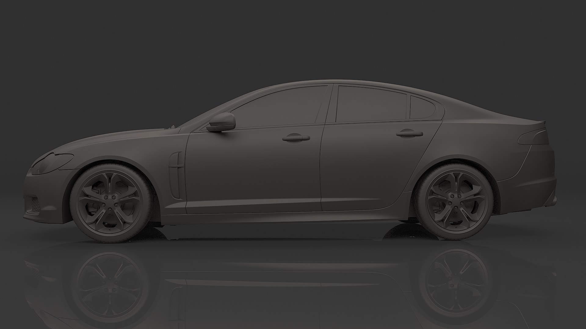 2010 Jaguar XFR 3D Model - TurboSquid 2148286