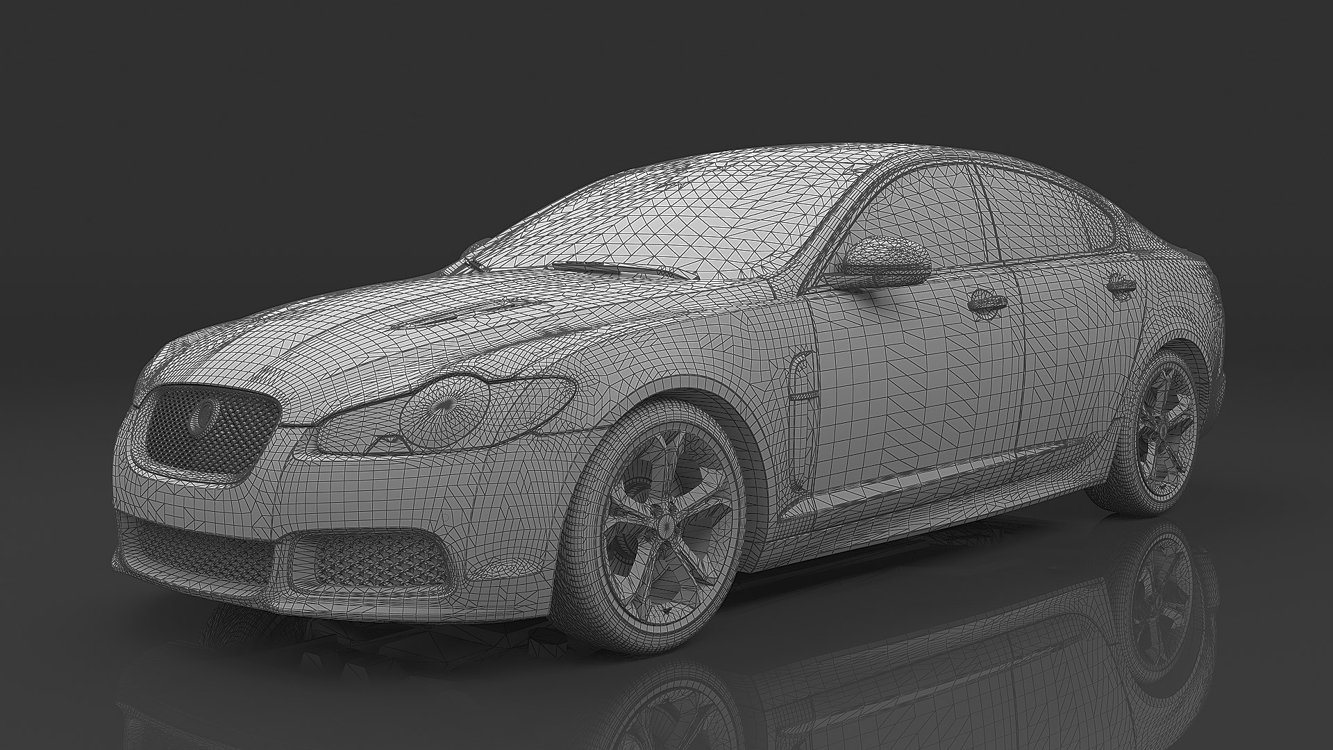 2010 Jaguar XFR 3D Model - TurboSquid 2148286