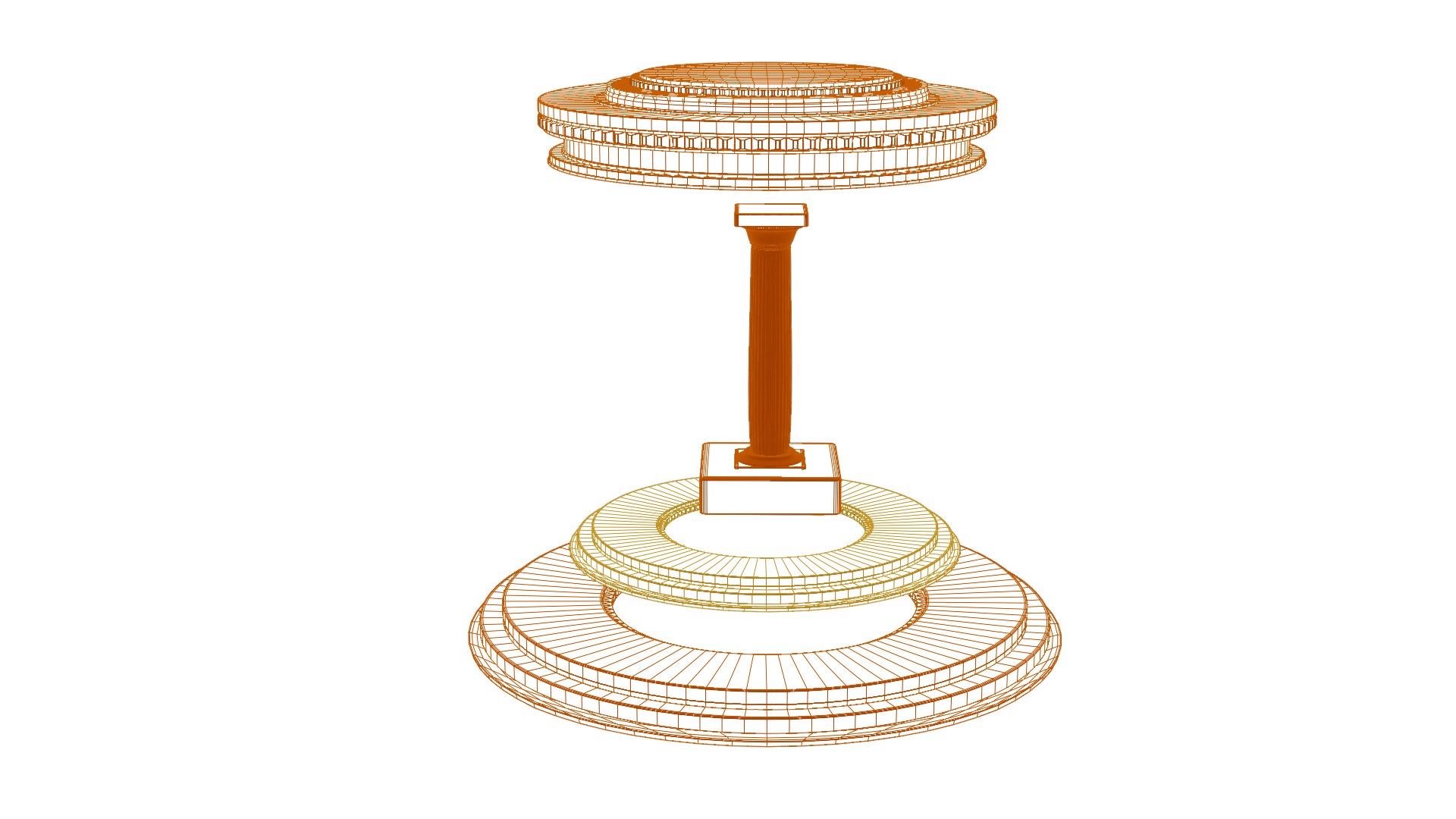 Ancient Architectural Ornament With Doric Columns KIT 3D Model ...