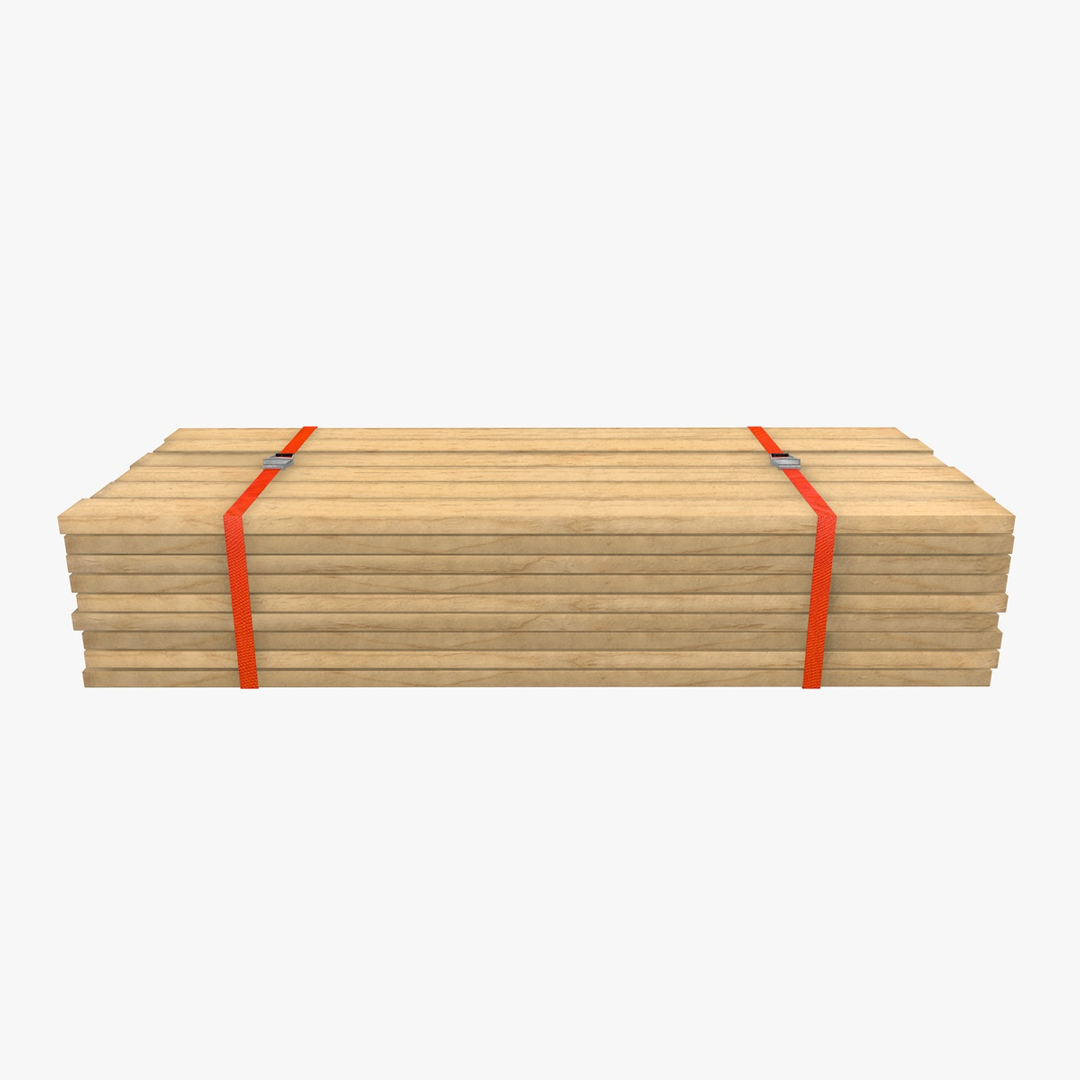 Plank Stack 3d Model