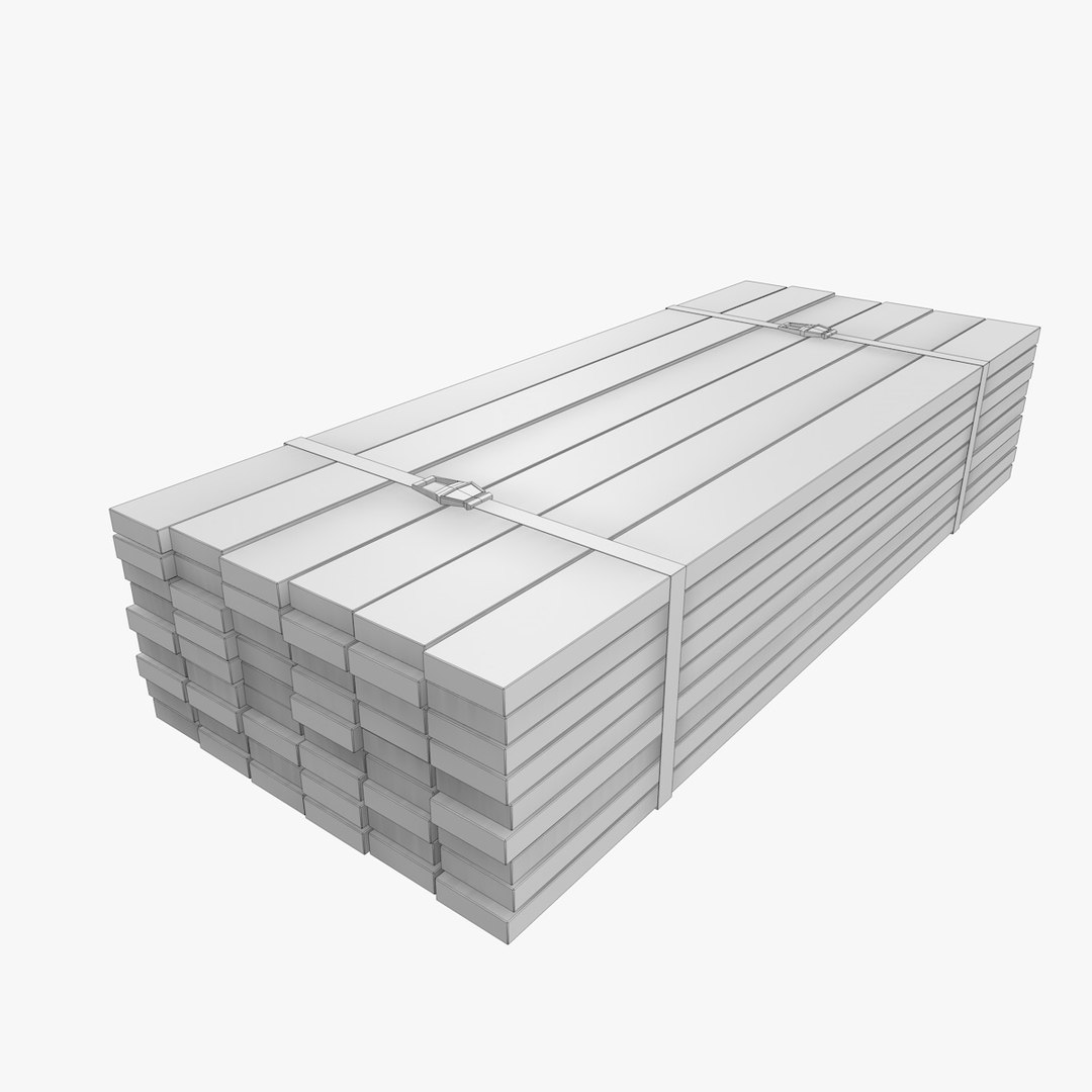 Plank Stack 3d Model