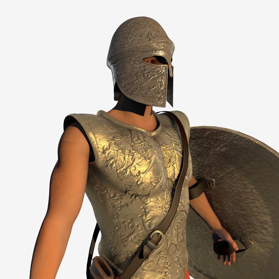 3D Warrior Ancient Model - TurboSquid 1231925