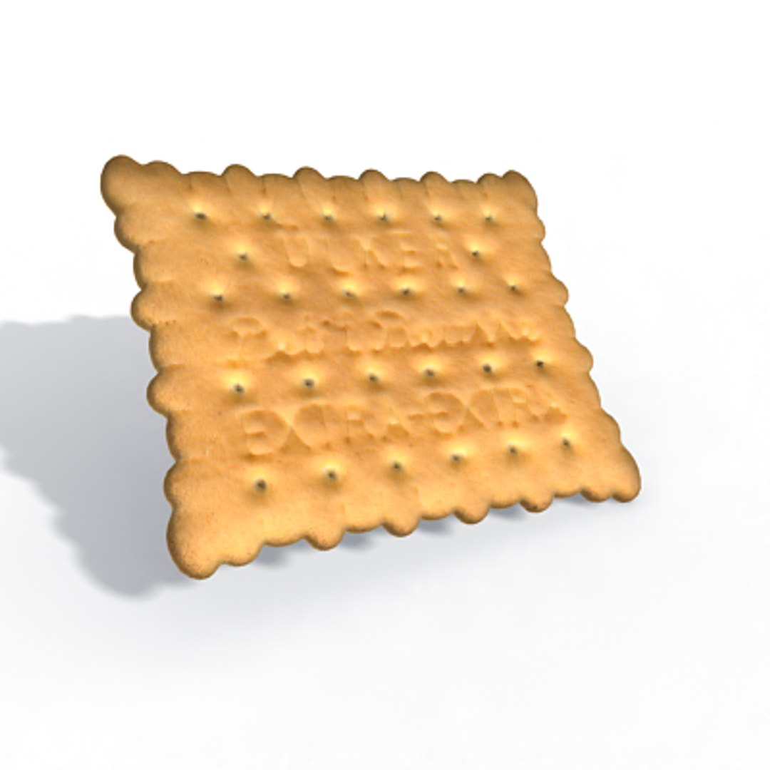 3d Classic Ulker Potibor Biscuit Model