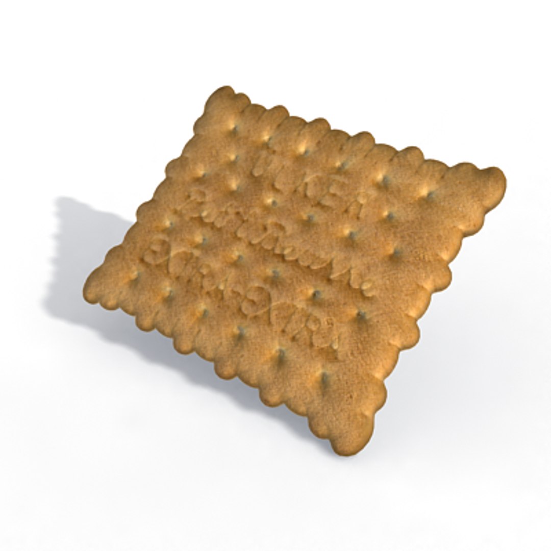 3d Classic Ulker Potibor Biscuit Model