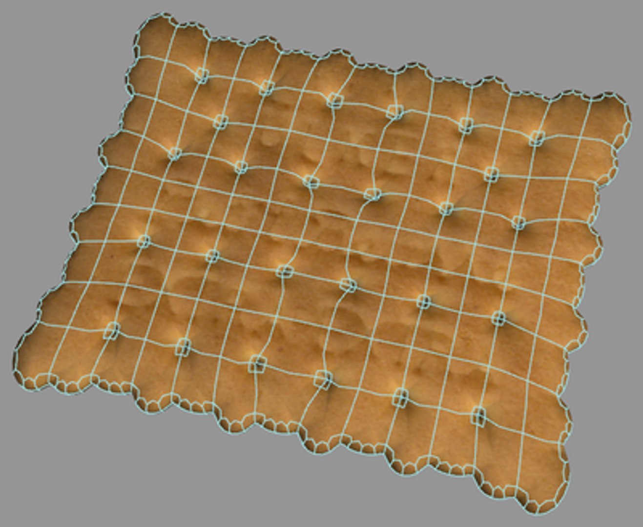 3d Classic Ulker Potibor Biscuit Model