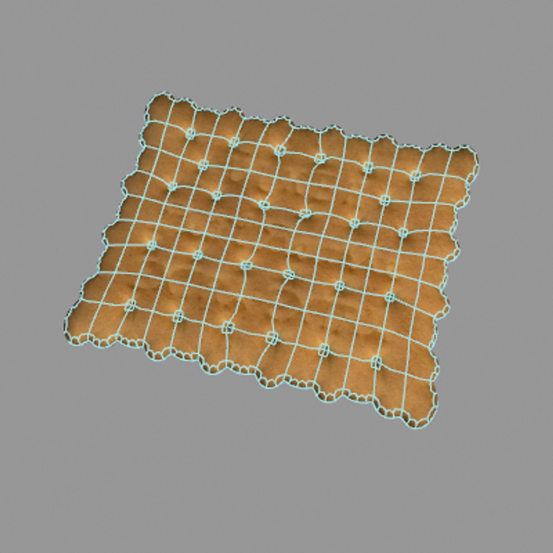 3d Classic Ulker Potibor Biscuit Model