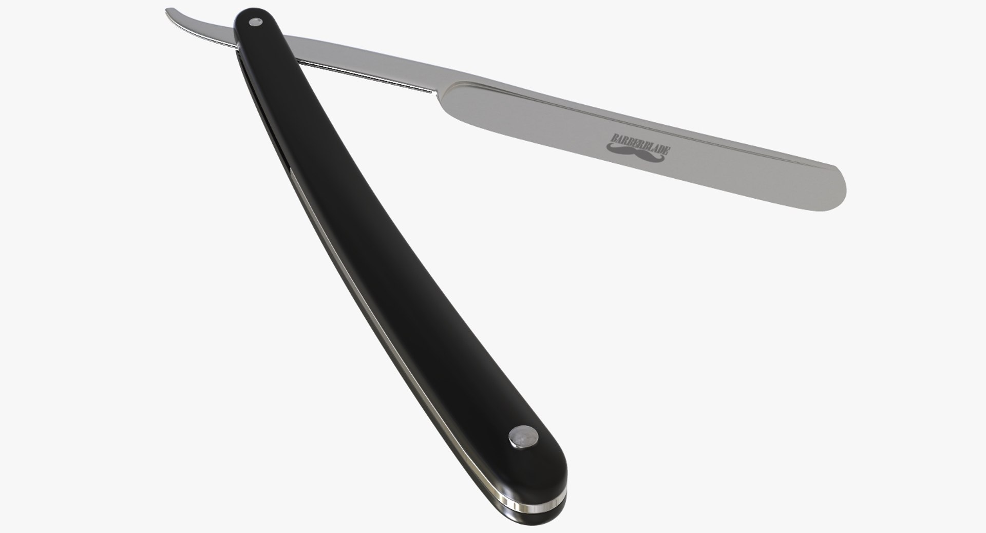 Razor blade barber straight 3D - TurboSquid 1405928