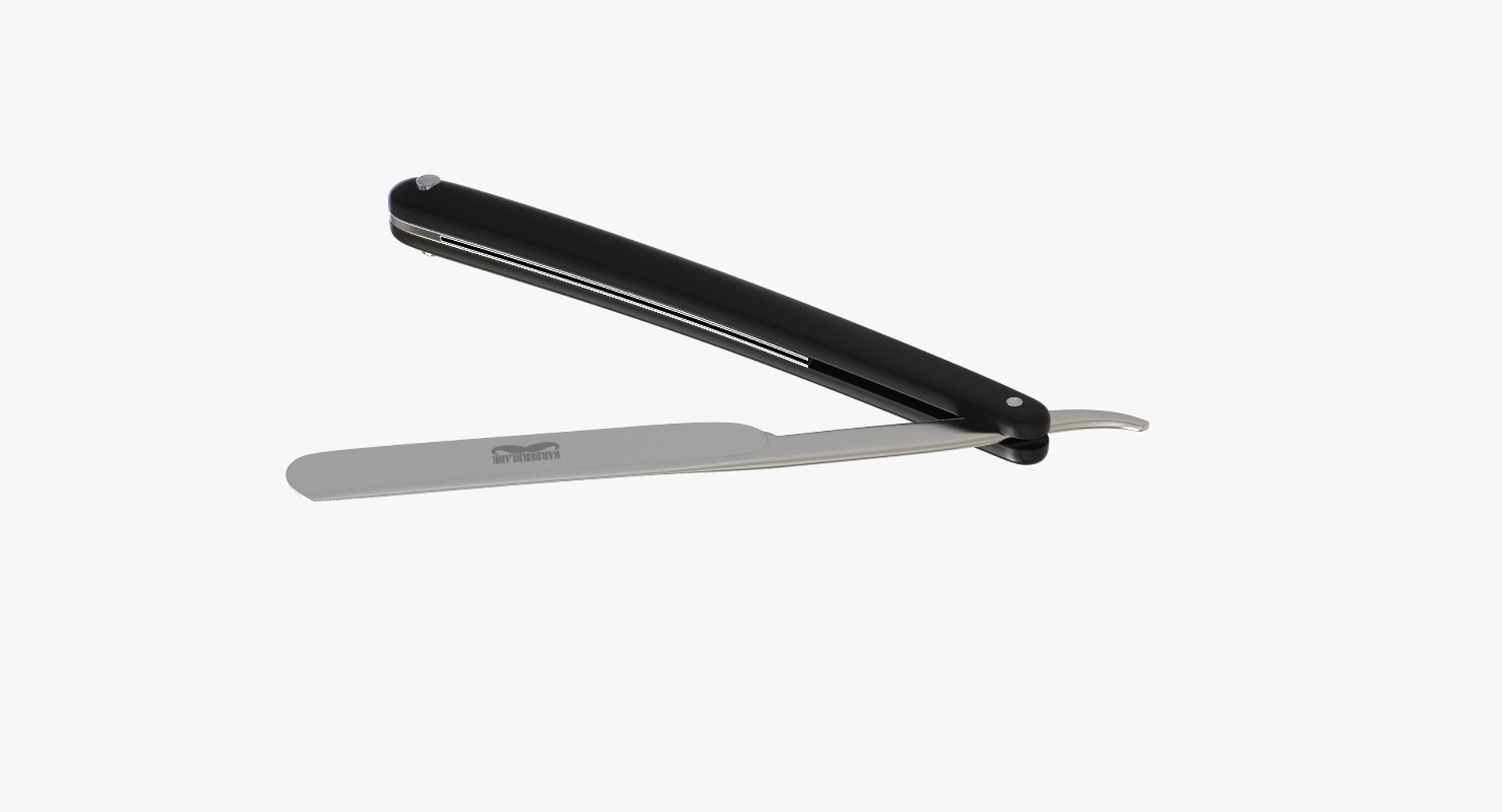 Razor blade barber straight 3D - TurboSquid 1405928