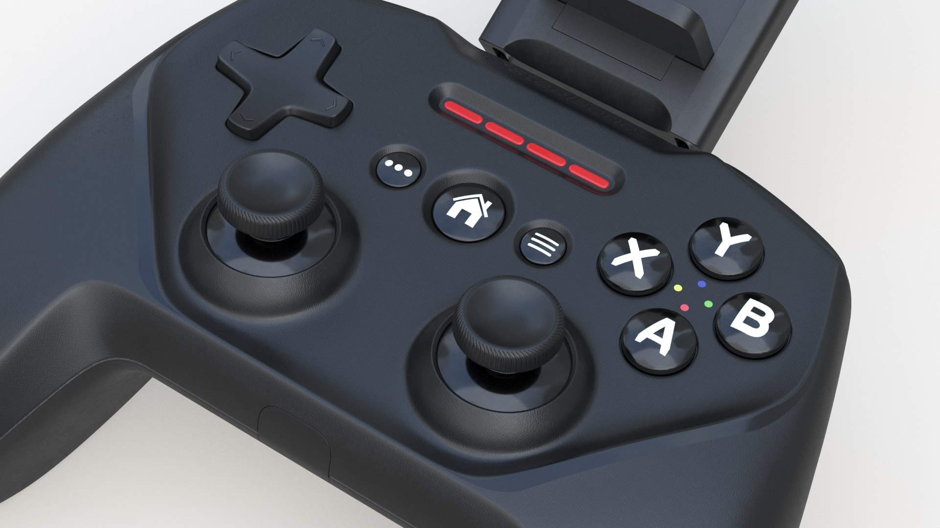 3D Model SteelSeries Mobile Gaming Controller With Smartphone Holder ...