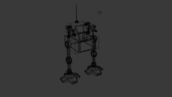 3d squaremech square mech model