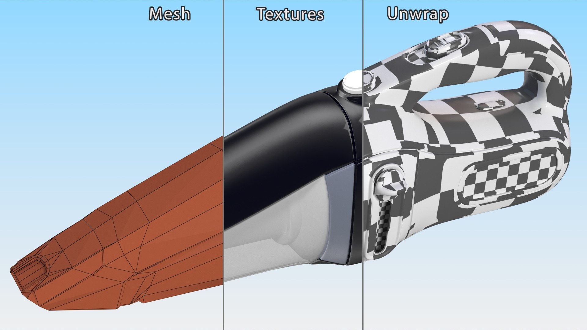 3D Dustbuster Handheld Vacuum Cleaner - TurboSquid 2193335