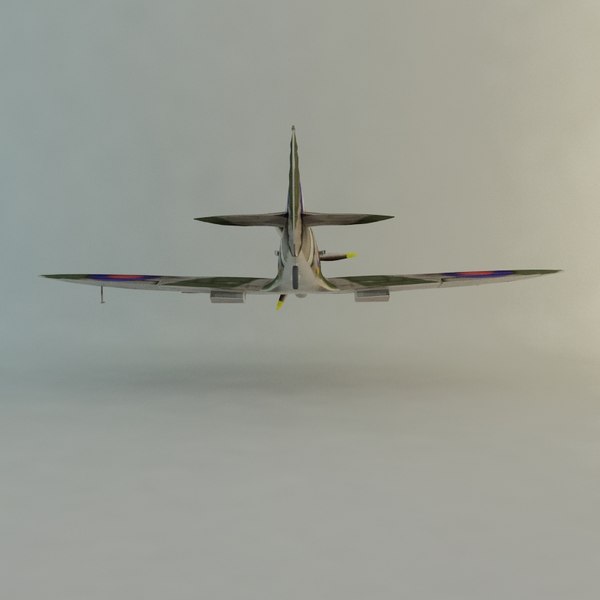 3d spitfire fighter aircraft model