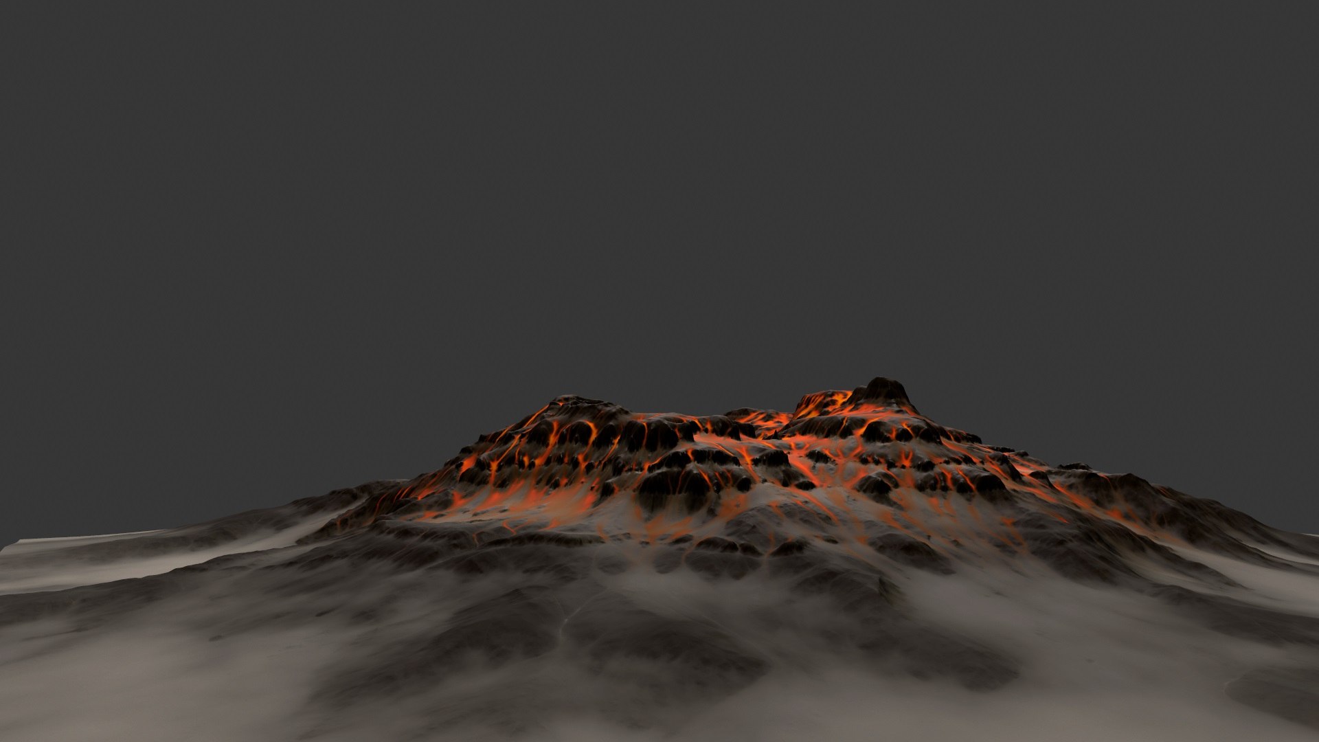 Volcano Model - TurboSquid 1243570