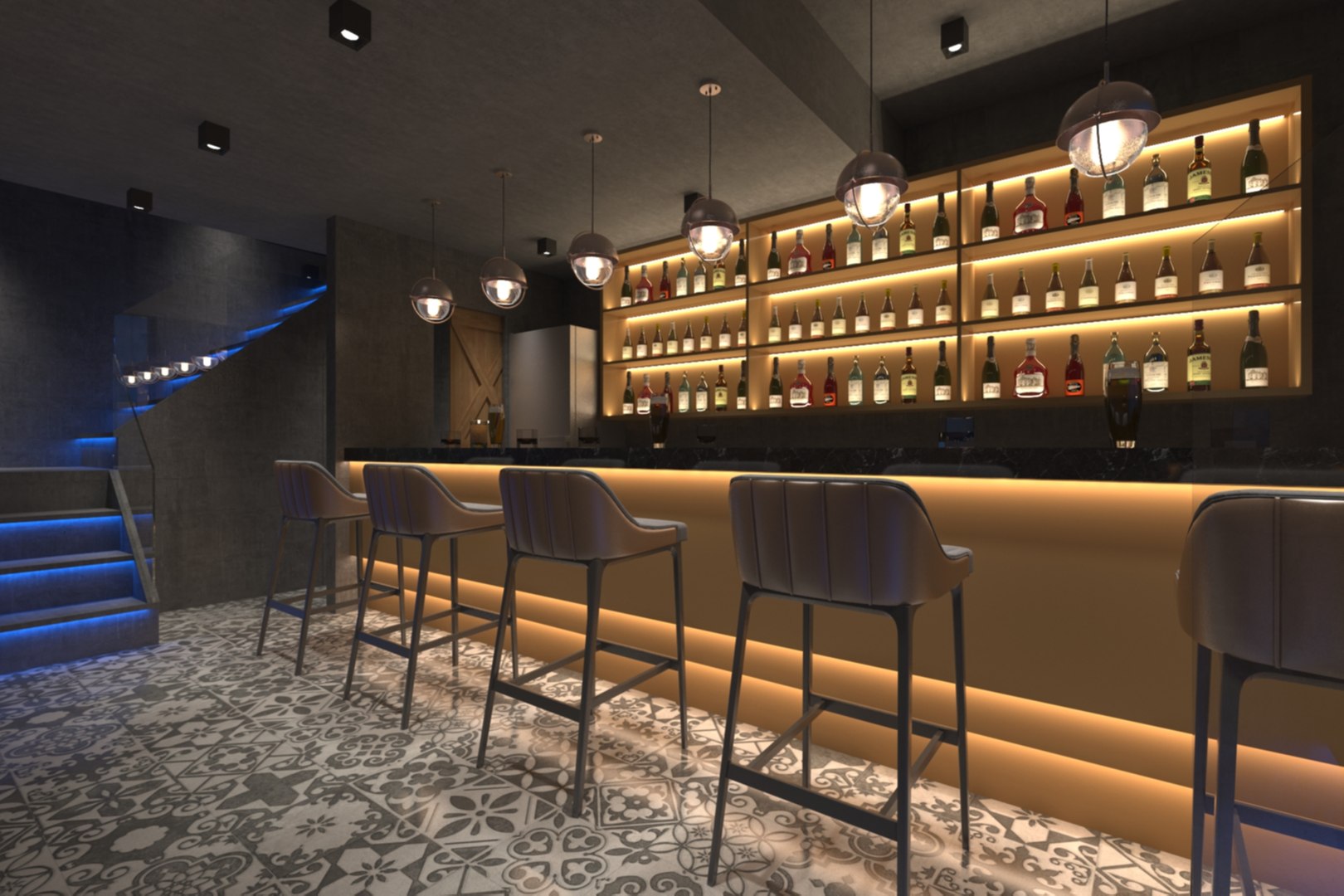 3D Restaurant Rendering And 3D Model - TurboSquid 1929056