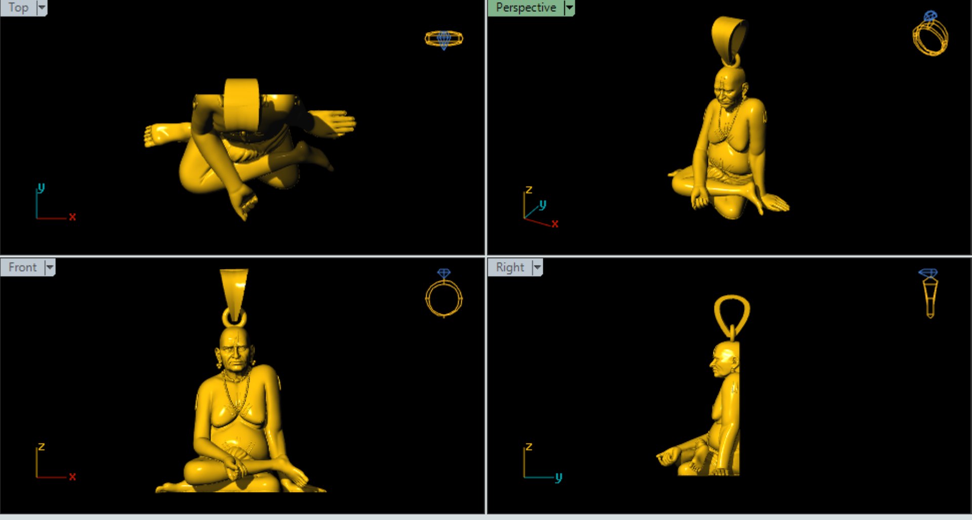 Swami Samarth 3D - TurboSquid 2283046