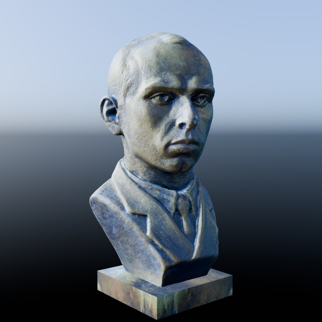 modelo 3d Busto de Stepan Bandera - TurboSquid 2349474