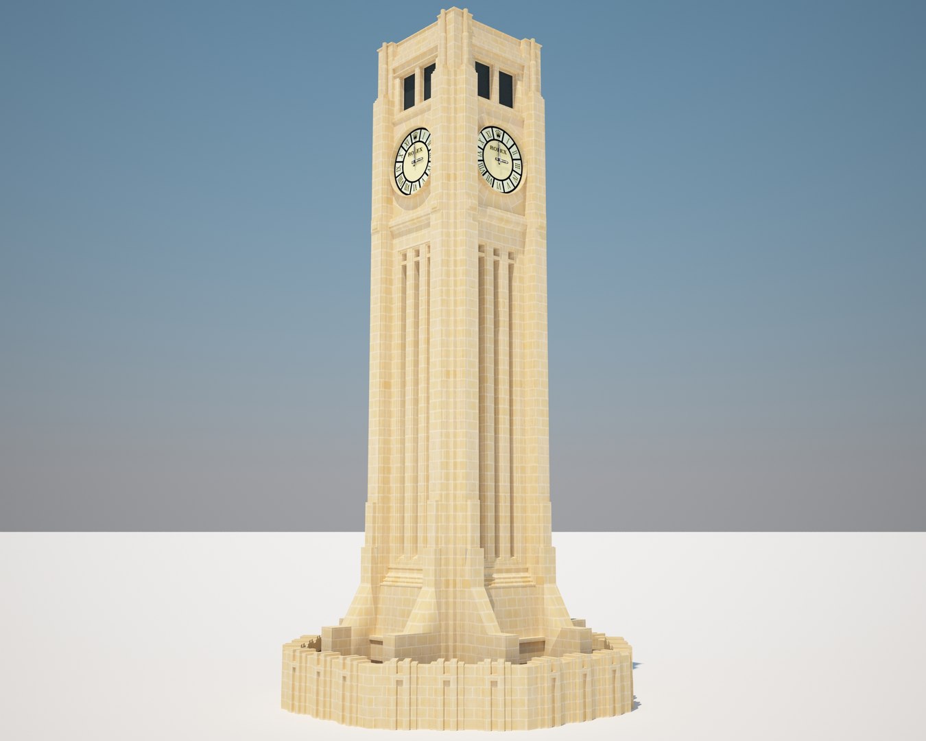 Clock Tower 3d Model