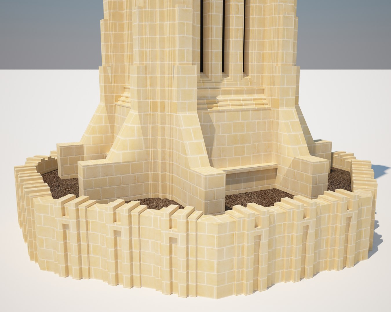 Clock Tower 3d Model