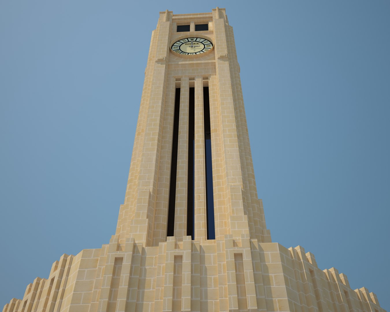 Clock Tower 3d Model