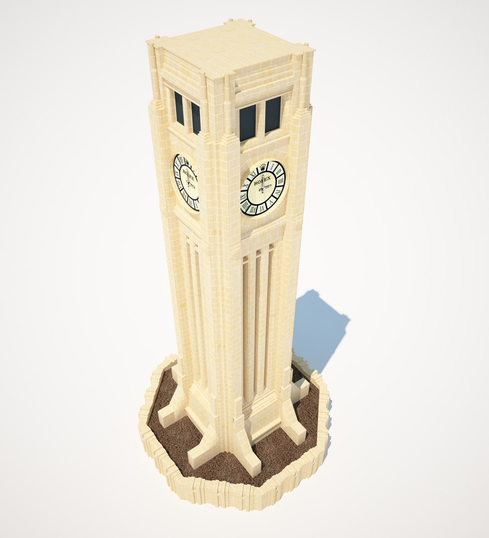 Clock Tower 3d Model