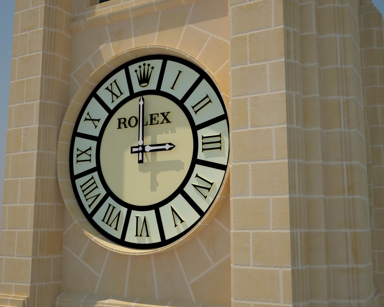 Clock Tower 3d Model