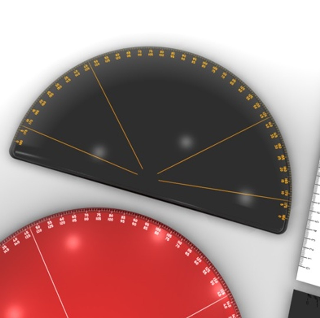 3d geometry tools rulers triangles