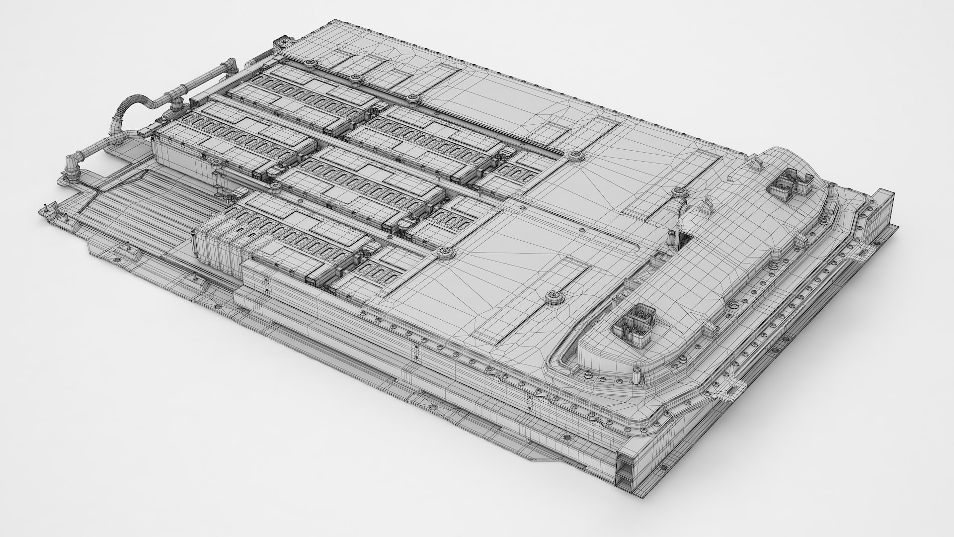 Electric Cars Battery Generic 13 3D Model - TurboSquid 2397235