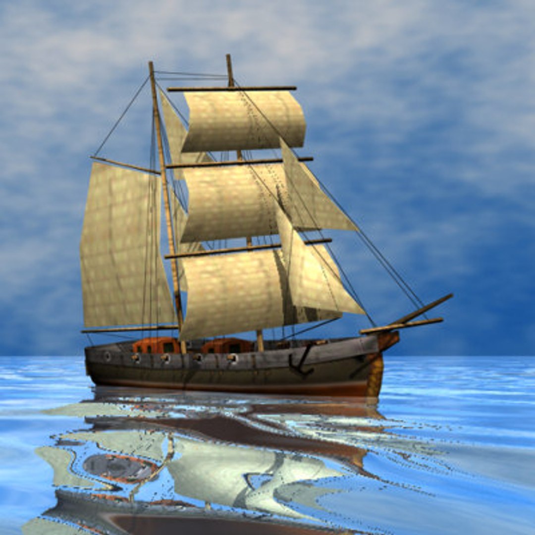 3ds max ship sail sailship