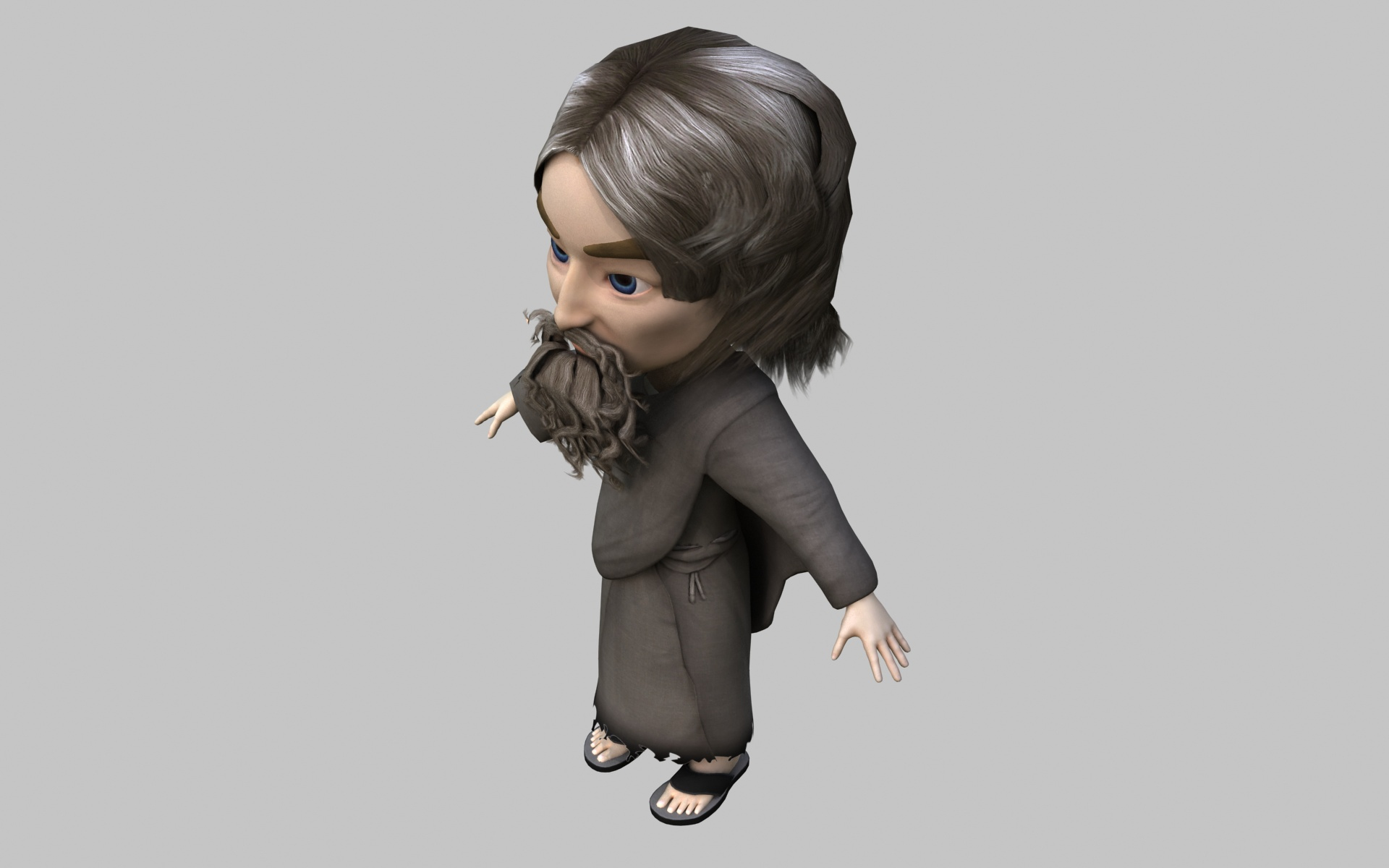 3D model Jesus Cartoon - TurboSquid 1826957