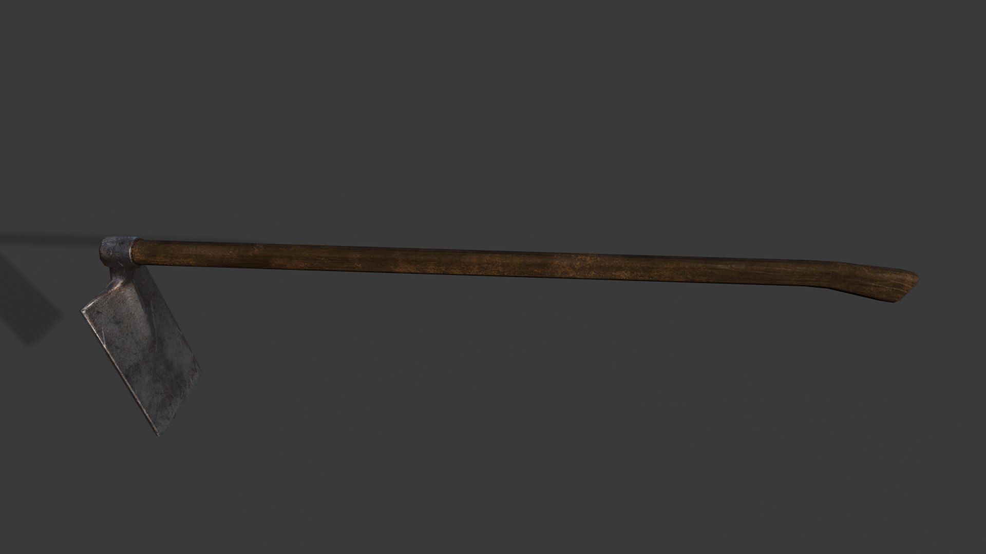 Wood Hoe 3D Model - TurboSquid 1991908