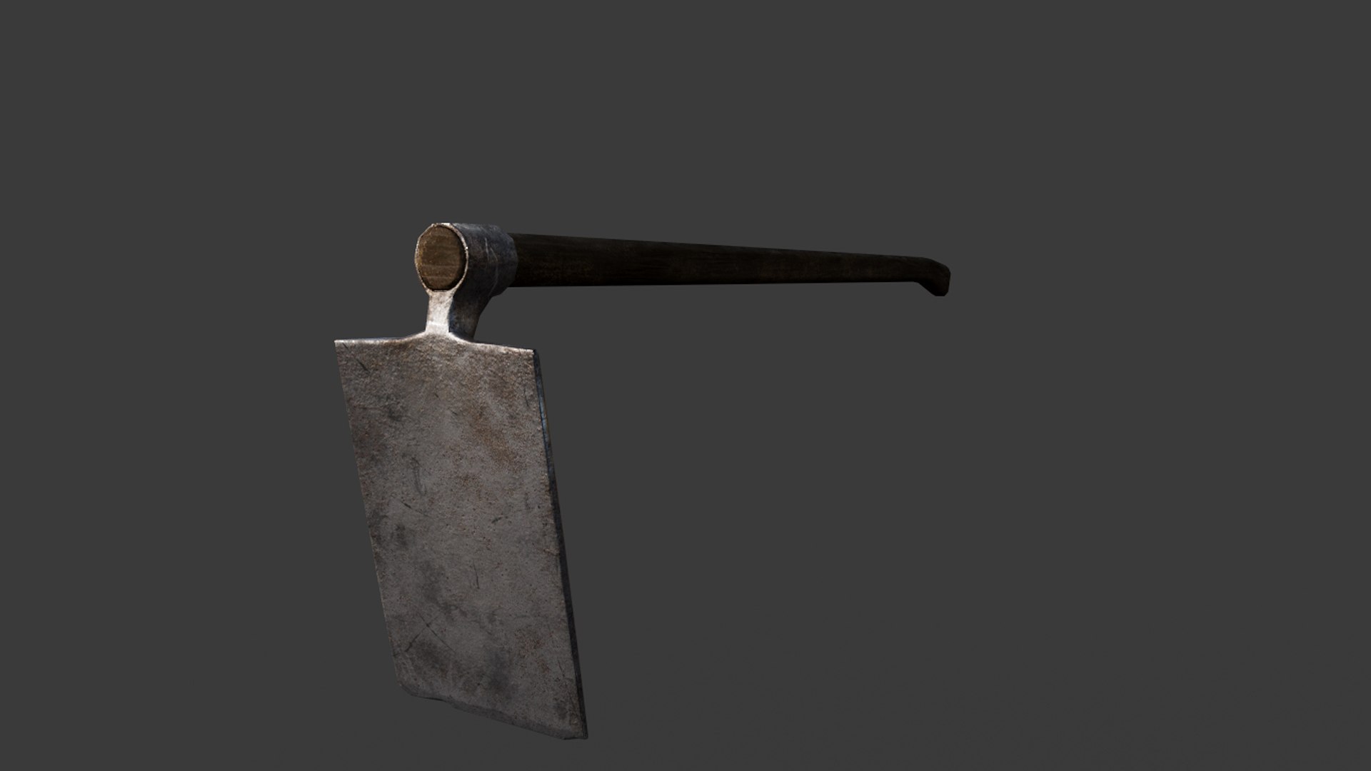 Wood Hoe 3D Model - TurboSquid 1991908