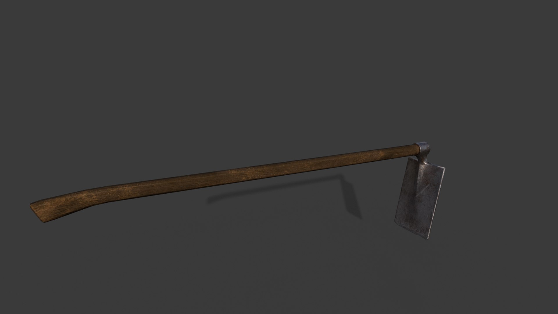 Wood Hoe 3D Model - TurboSquid 1991908