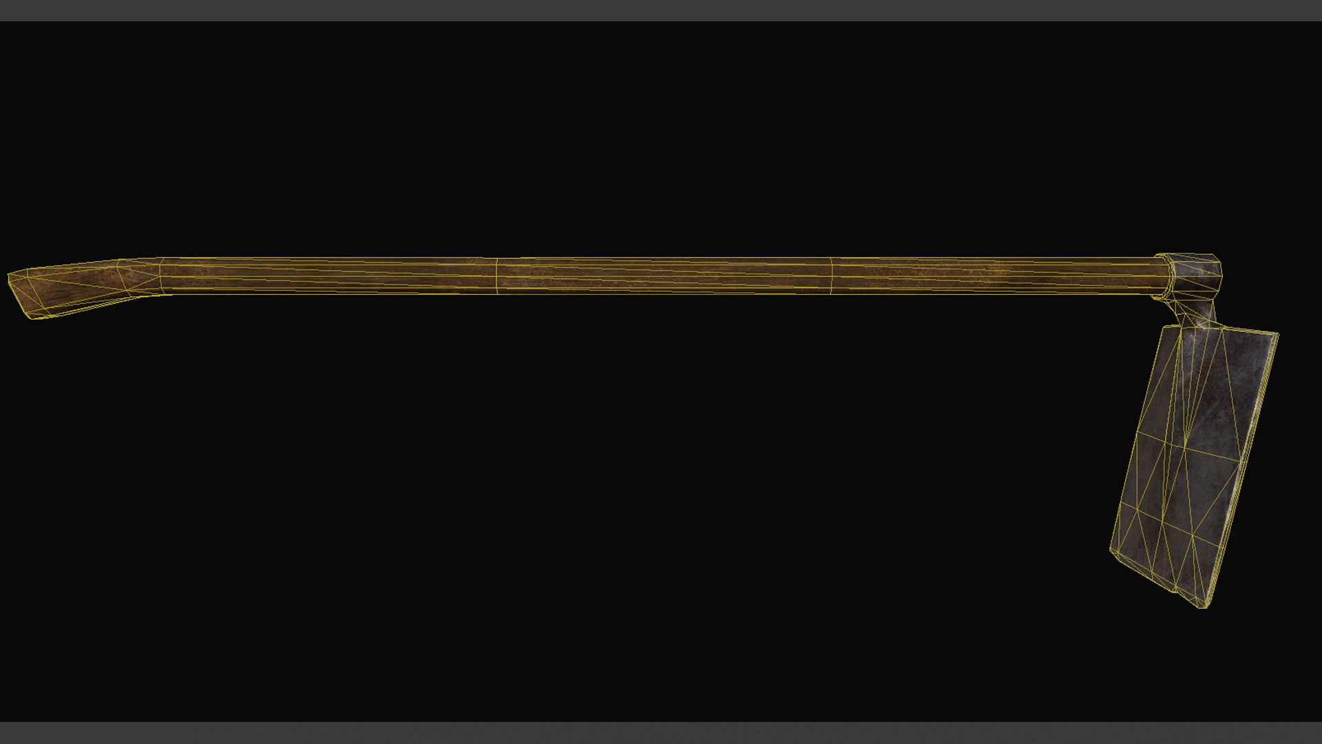 Wood Hoe 3D Model - TurboSquid 1991908