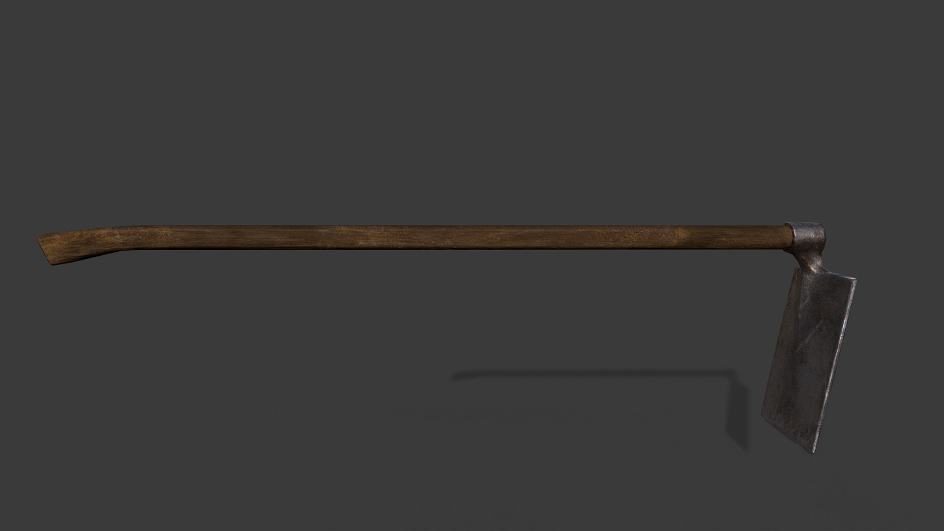 Wood Hoe 3D Model - TurboSquid 1991908
