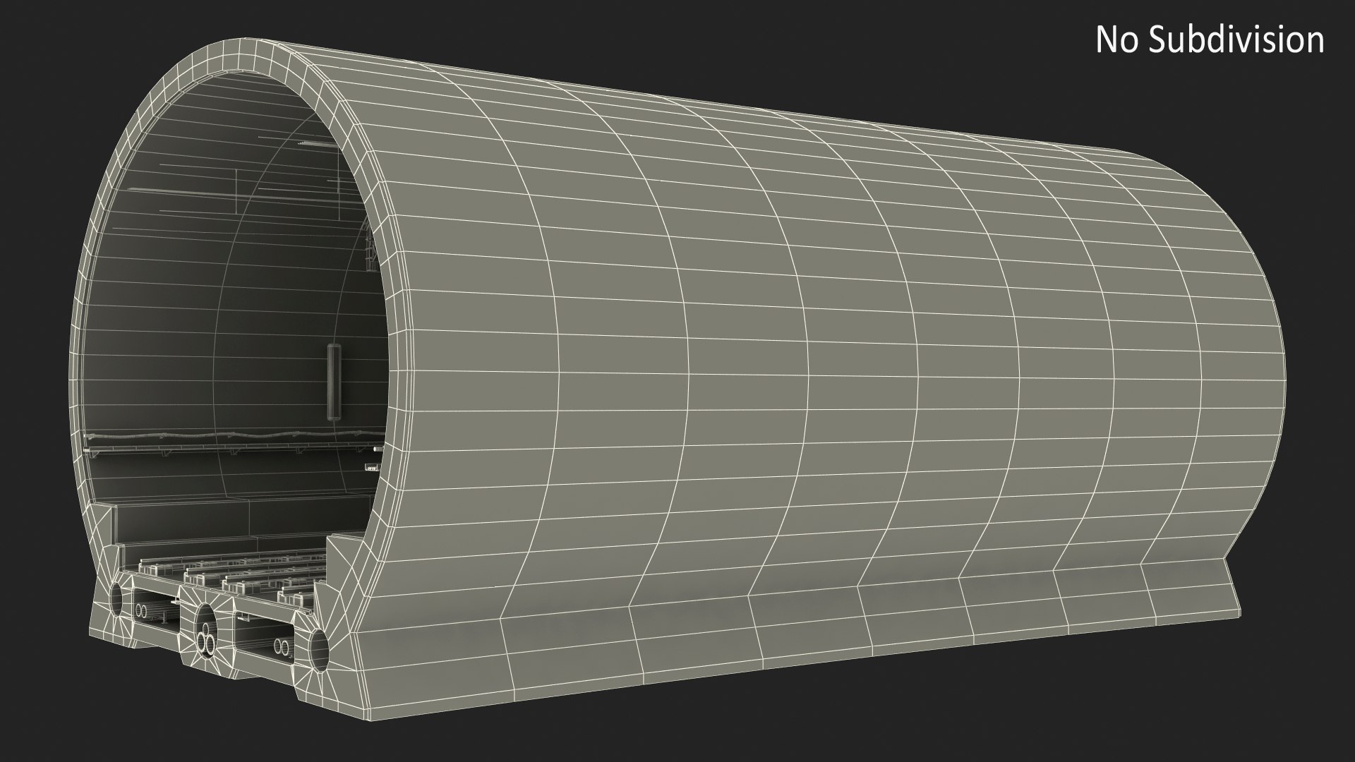 Railway Subway Cross Section Bend 3D Model - TurboSquid 2279874