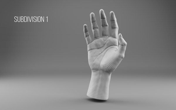 modelo 3d Mano humana realista - TurboSquid 2095170