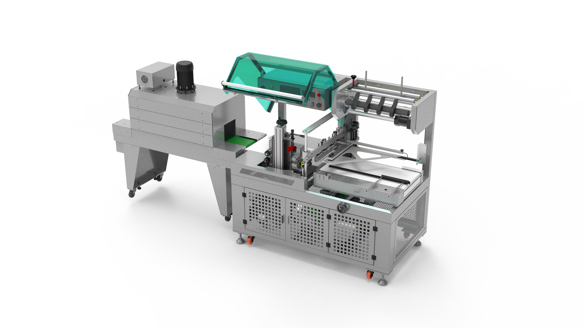 Automatic Side Sealing Shrink Packaging Machine 3D Model - TurboSquid 1852684