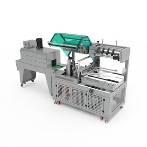 3D model Automatic Wrapping Carton Packaging Machine - TurboSquid 1888507