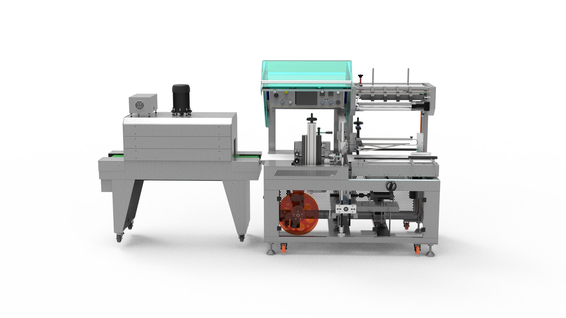 Automatic Side Sealing Shrink Packaging Machine 3D Model - TurboSquid 1852684