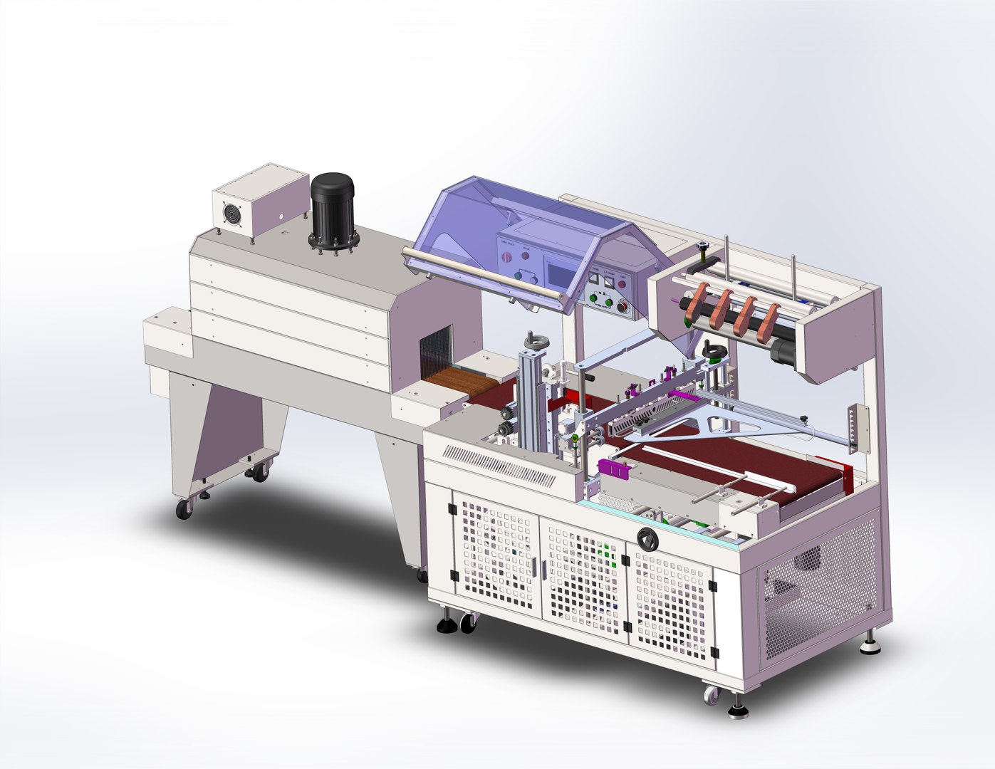 Automatic Side Sealing Shrink Packaging Machine 3D Model - TurboSquid 1852684