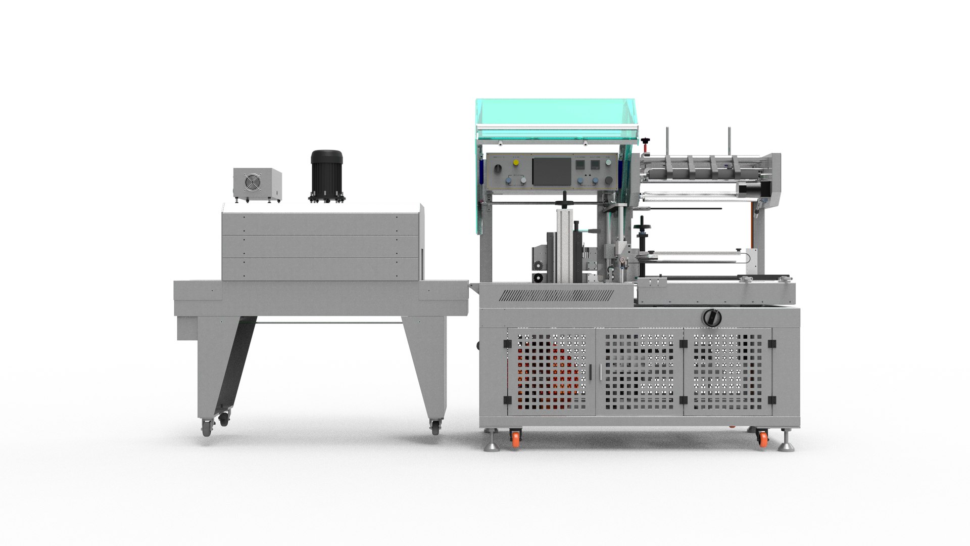 Automatic Side Sealing Shrink Packaging Machine 3D Model - TurboSquid 1852684
