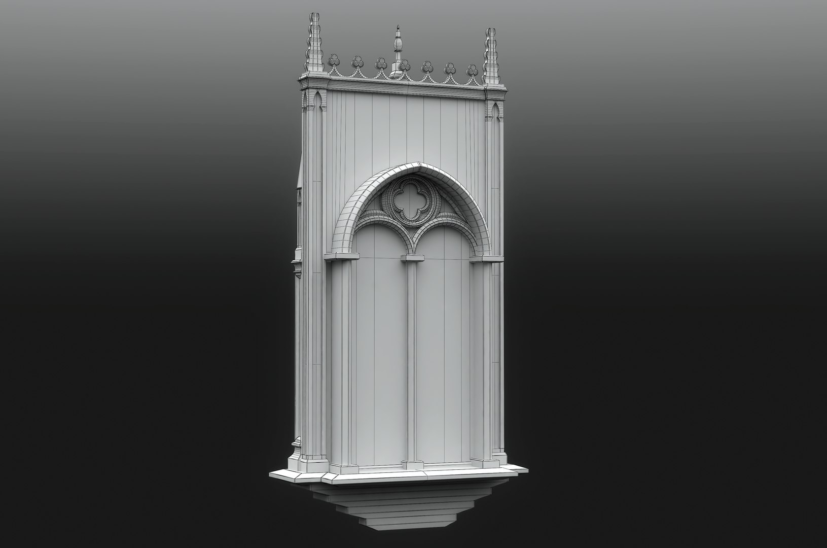 3D Gothic Window 04 - TurboSquid 1460134